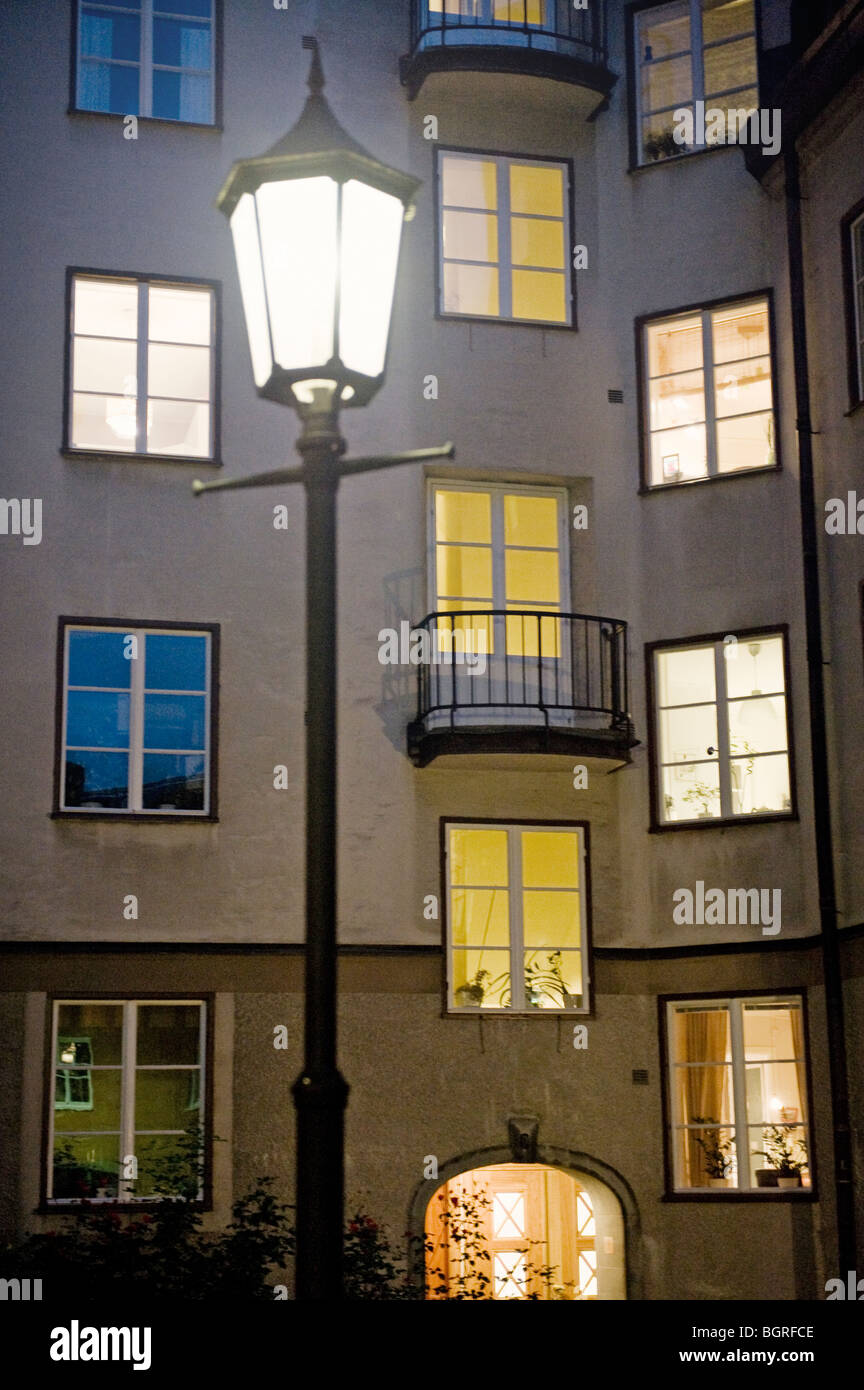 Stockholm house nights hi-res stock photography and images - Alamy
