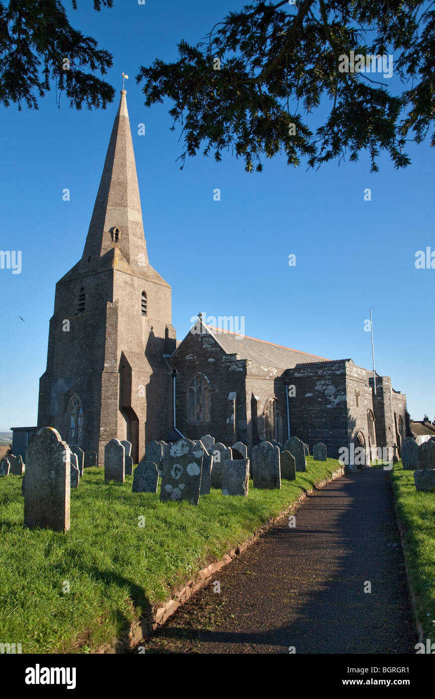 ALL SAINTS' PARISH CHURCH MALBOROUGH NR SALCOMBE DEVON Stock Photo - Alamy