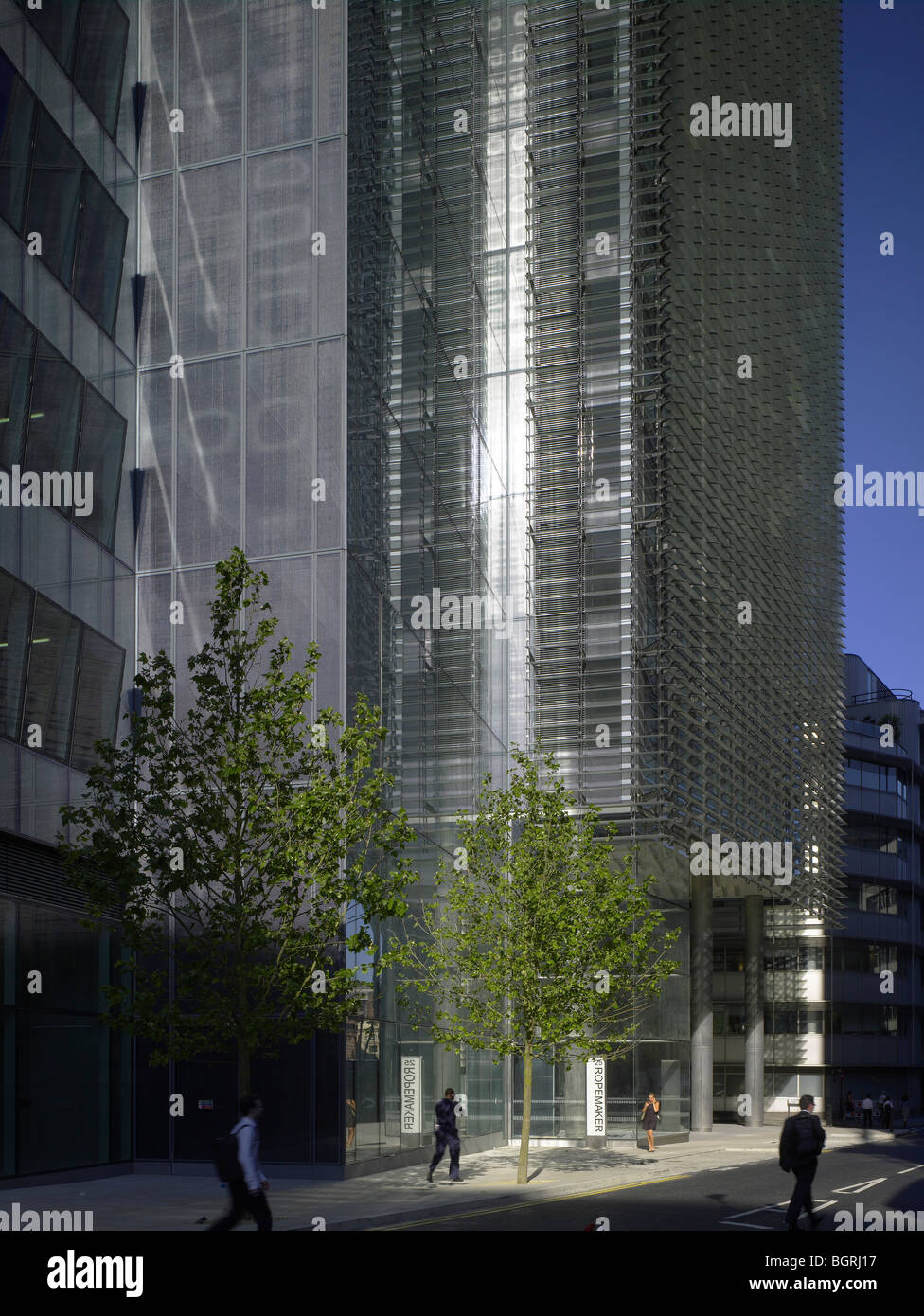 ropemaker office building, london Stock Photo - Alamy