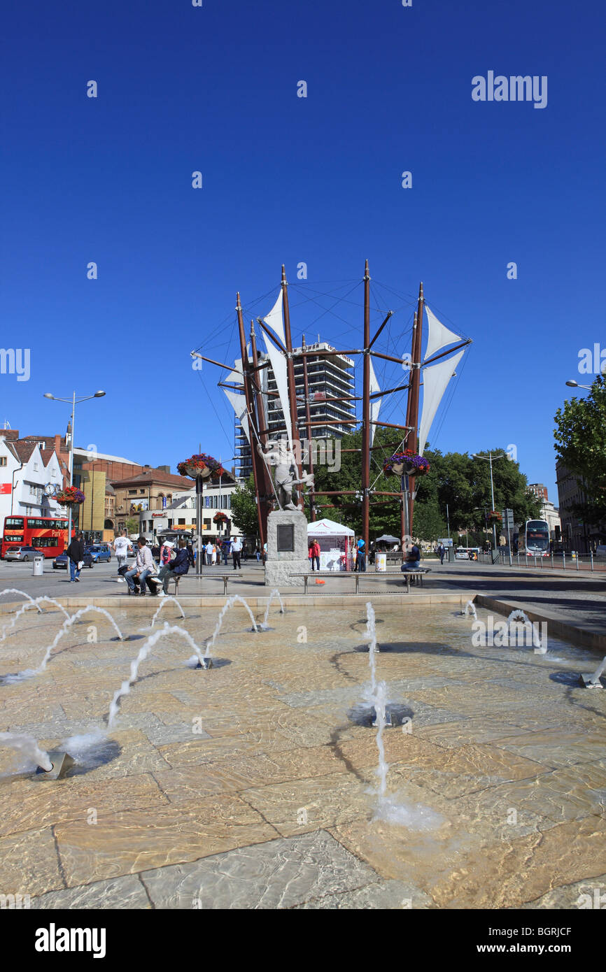 Bristol, Centre Promenade Stock Photo - Alamy