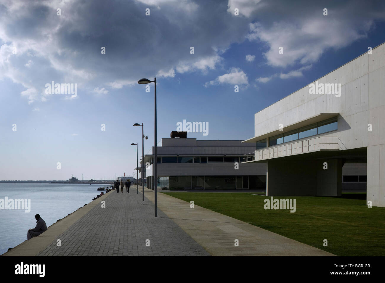 MUNICIPAL LIBRARY, VIANA DO CASTELO, PORTUGAL, ALVARO SIZA Stock Photo ...