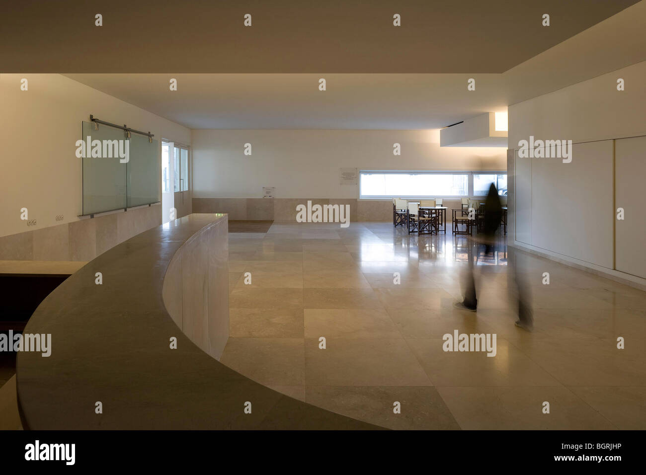 MUNICIPAL LIBRARY, VIANA DO CASTELO, PORTUGAL, ALVARO SIZA Stock Photo ...