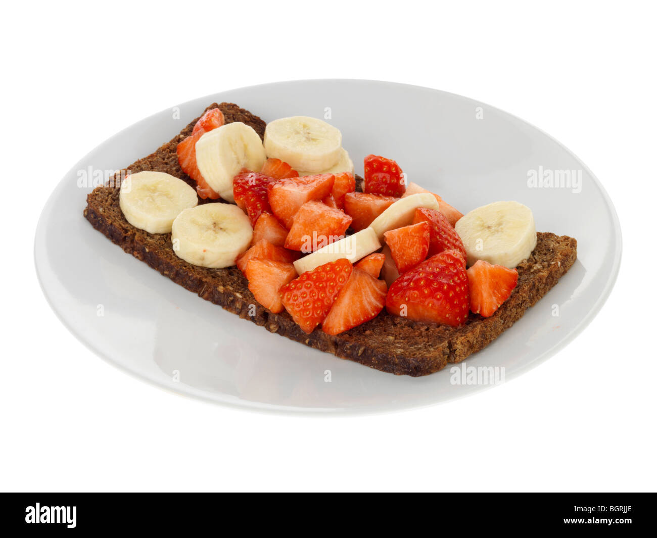 Rye toast banana hi-res stock photography and images - Alamy