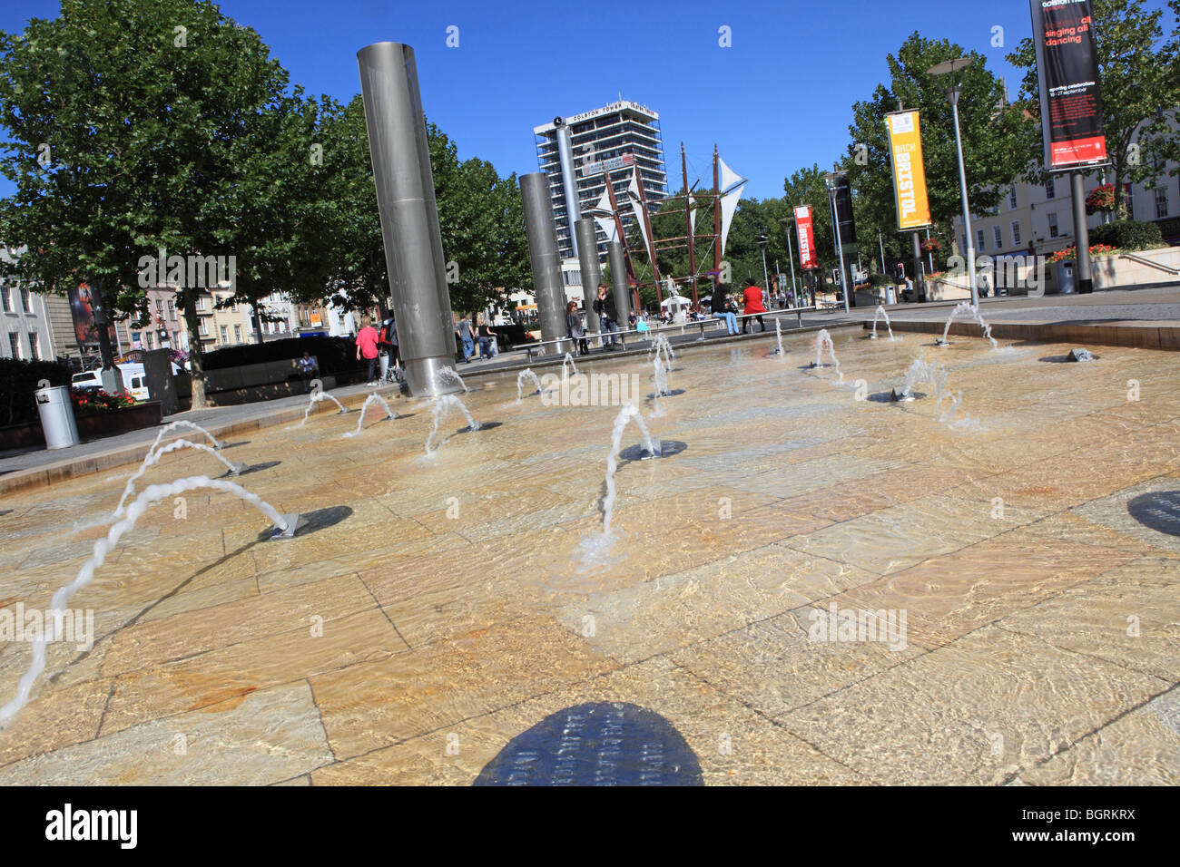Bristol, Centre Promenade Stock Photo - Alamy