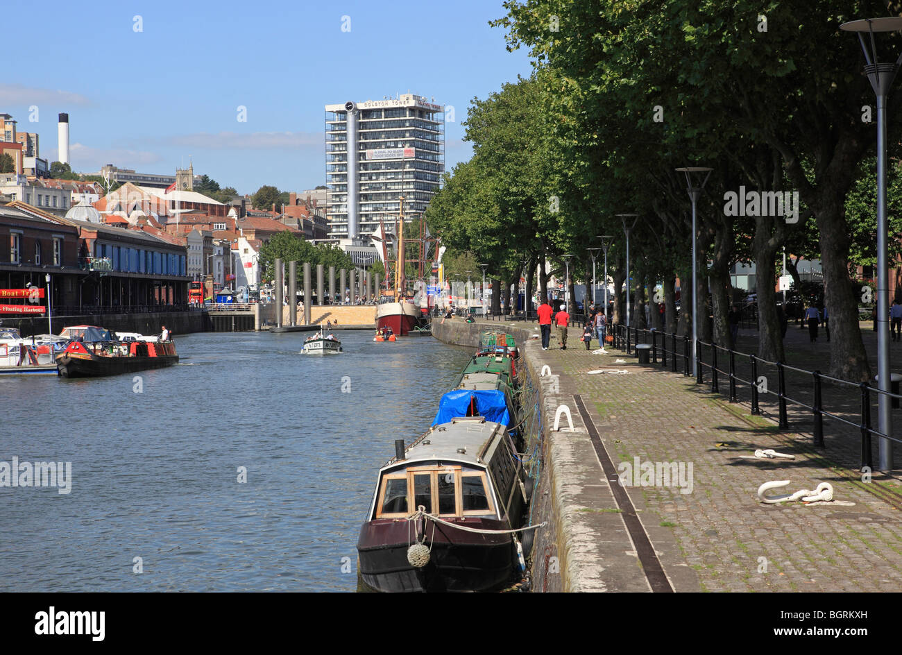 Bristol, Narrow Quay Stock Photo - Alamy
