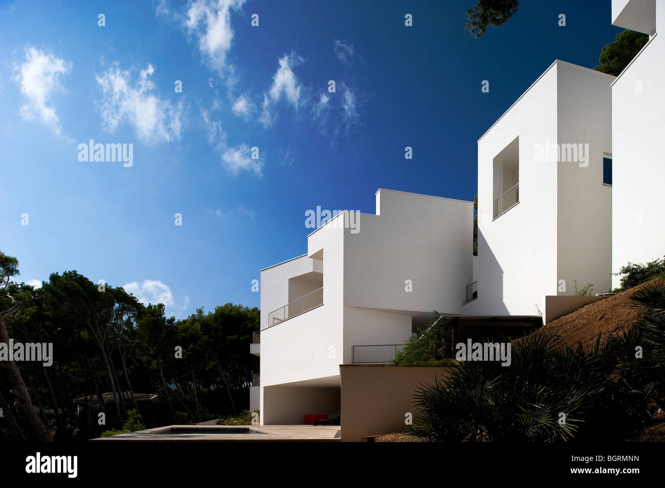 HOUSE IN MAJORCA, PALMA DE MAJORCA, SPAIN, ALVARO SIZA Stock Photo - Alamy