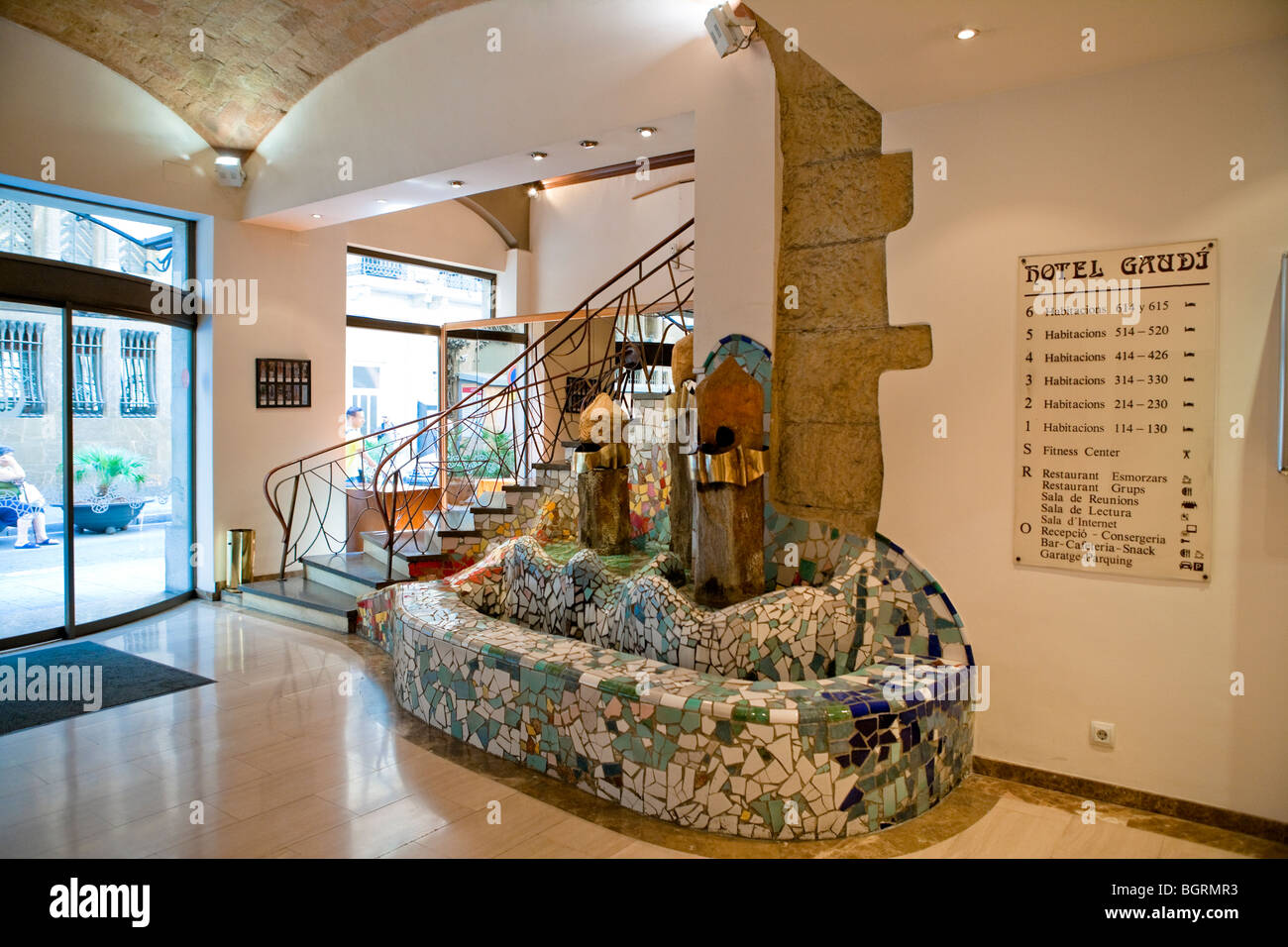 Barcelona - Hotel Gaudi - El Raval district Stock Photo - Alamy