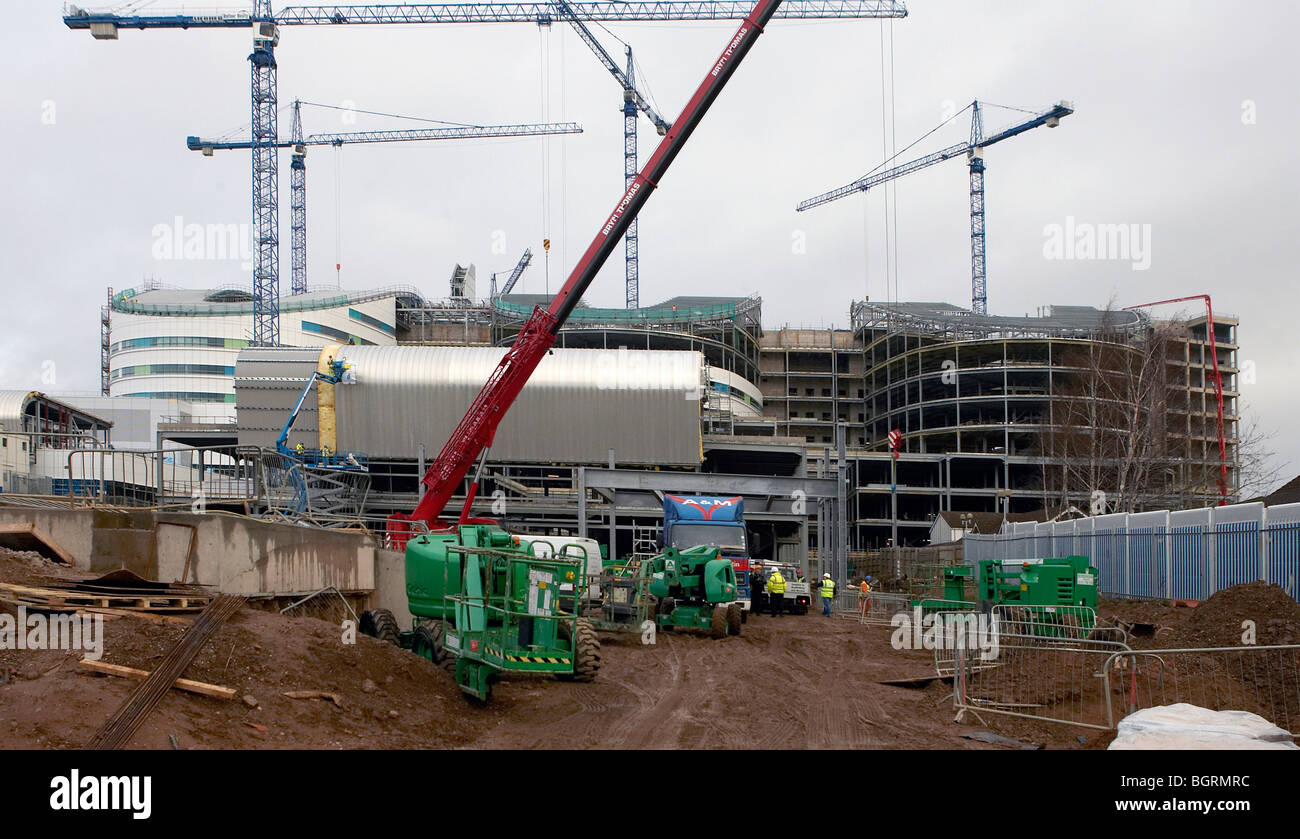 Building of the Queen Elizabeth Hospital Birmingham, Birmingham first ...