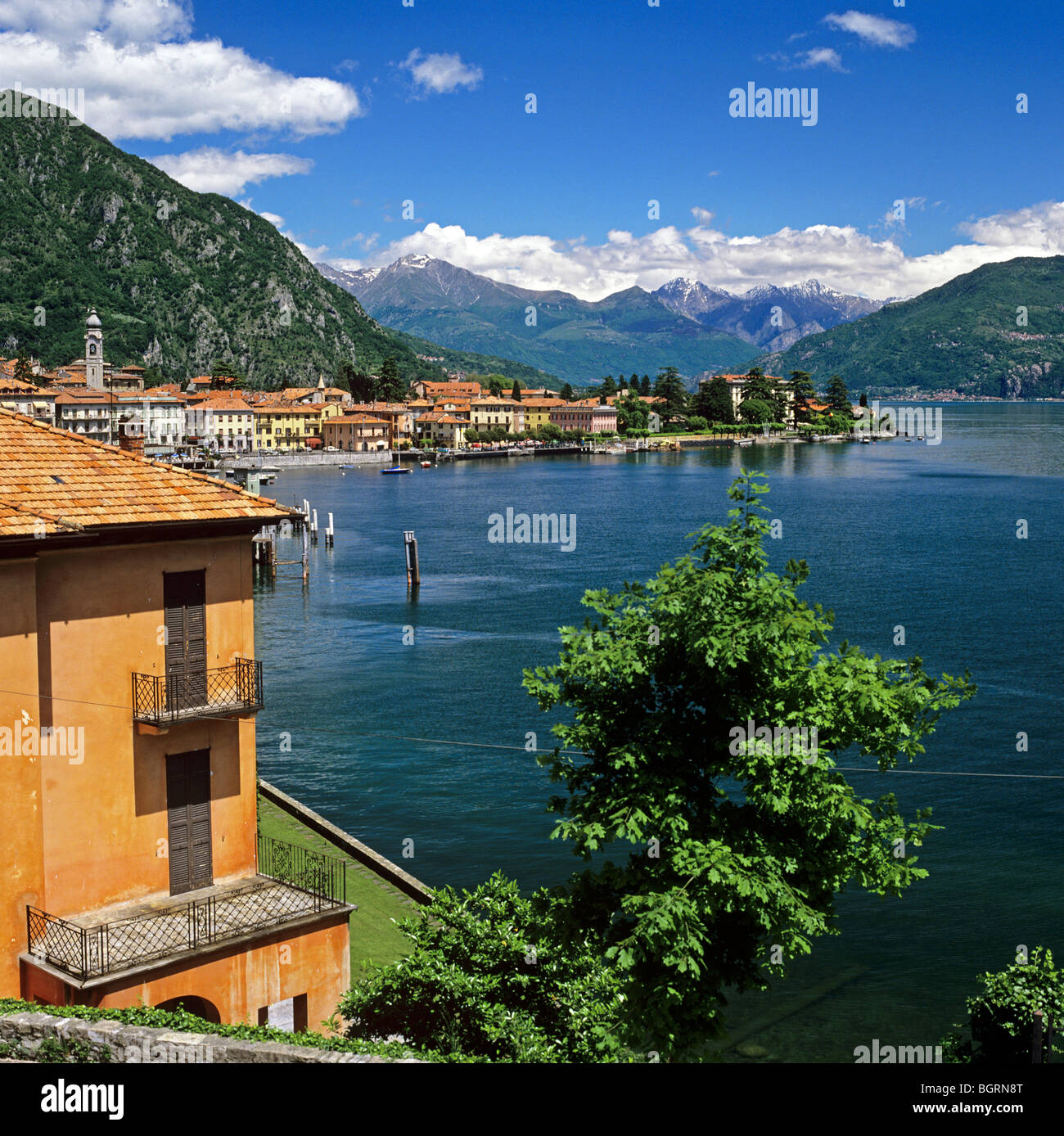 Picturesque view of Menaggio on Lake Como Stock Photo - Alamy
