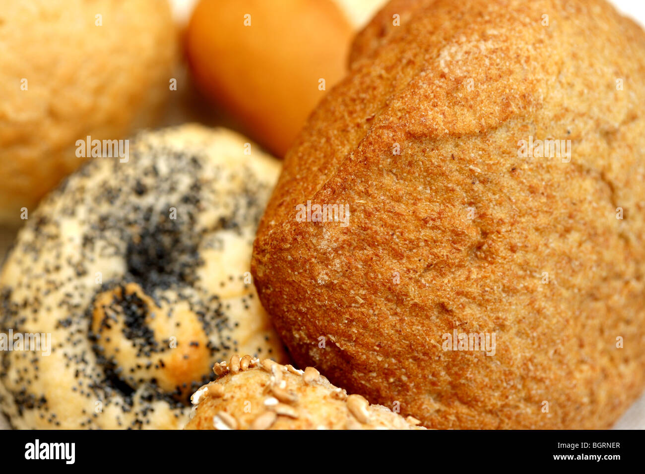 Selection of Bread Rolls Stock Photo - Alamy