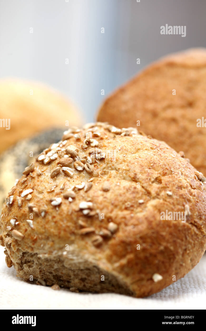 Selection of Bread Rolls Stock Photo - Alamy