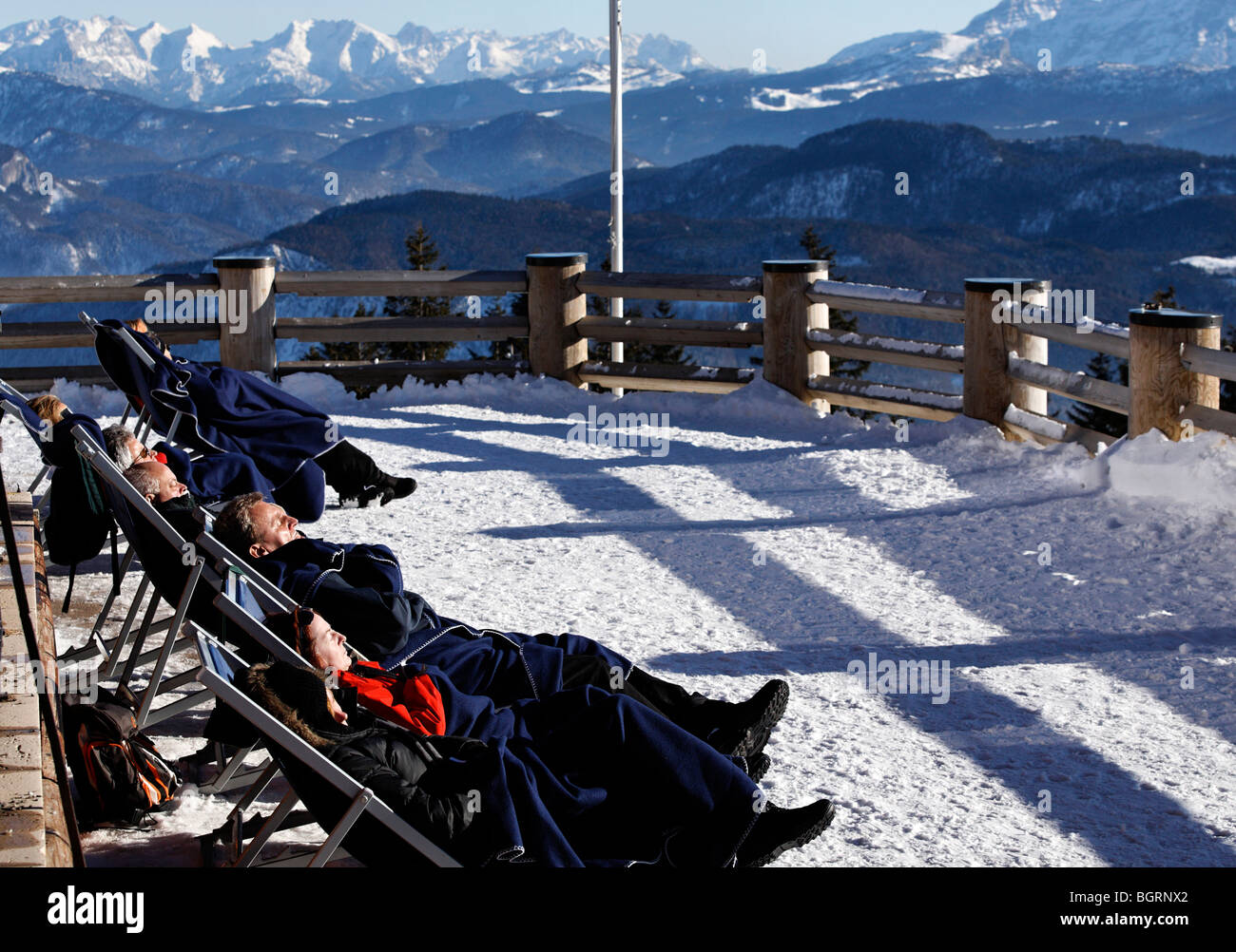 Winter sunbathing hi-res stock photography and images - Alamy