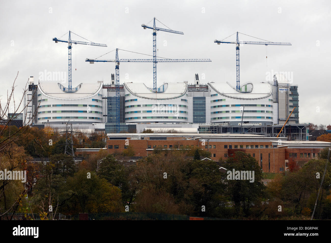 Building of the Queen Elizabeth Hospital Birmingham, Birmingham first ...
