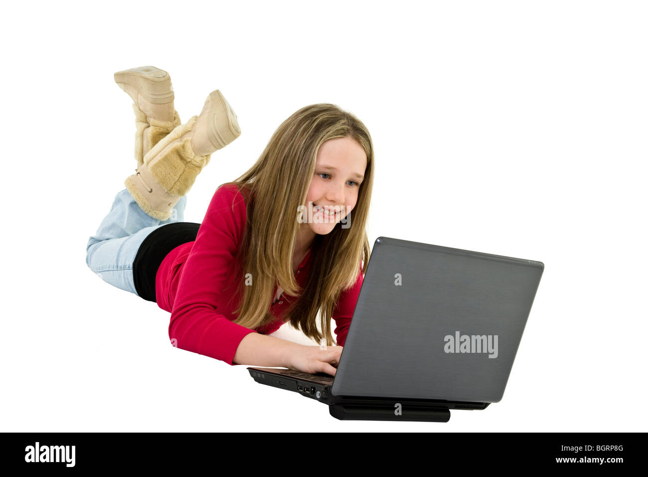 Child concentration learning Cut Out Stock Images & Pictures - Alamy