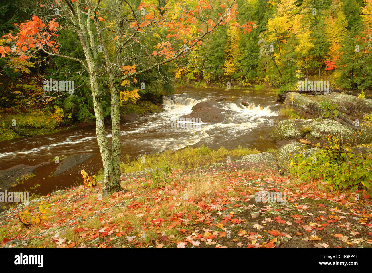 AJD62624, MI, Michigan, Upper Peninsula, Black River Scenic Byway Drive ...