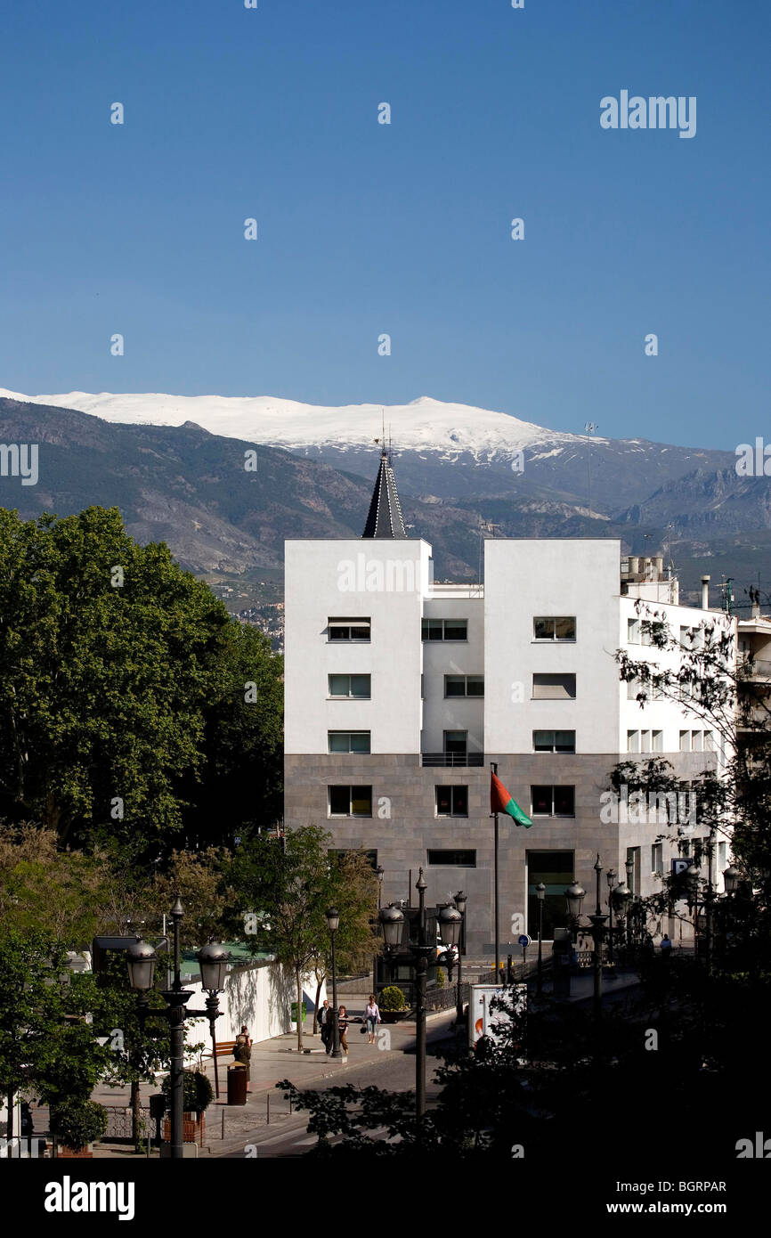 ZAIDA BUILDING - PATIO HOUSE, GRANADA, SPAIN, ALVARO SIZA Stock Photo ...