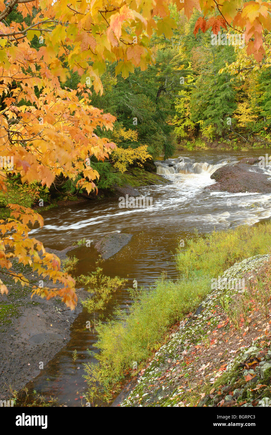 AJD62626, MI, Michigan, Upper Peninsula, Black River Scenic Byway Drive ...