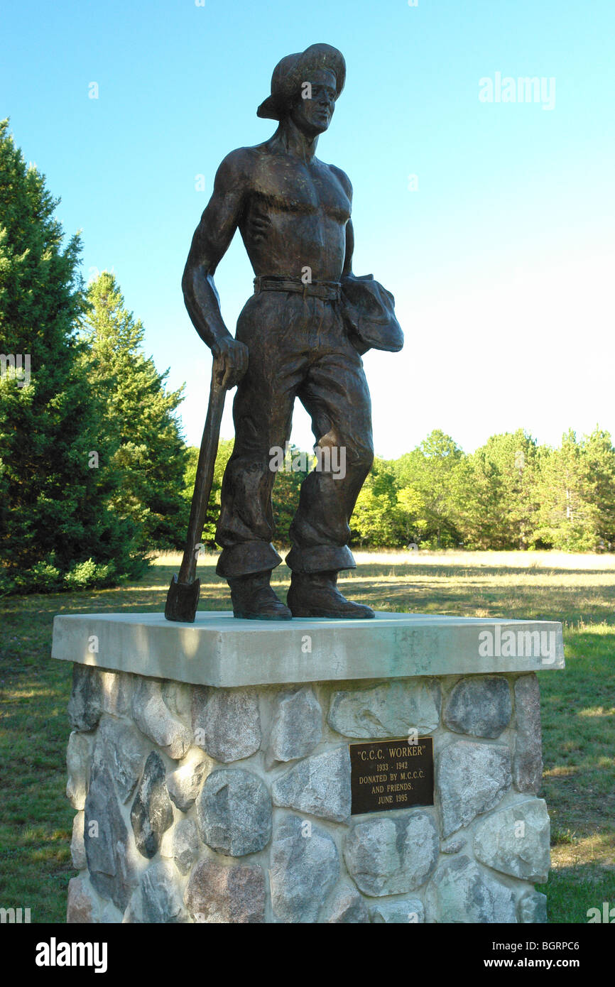 AJD62420, Roscommon, MI, Michigan, Civilian Conservation Corps Museum ...