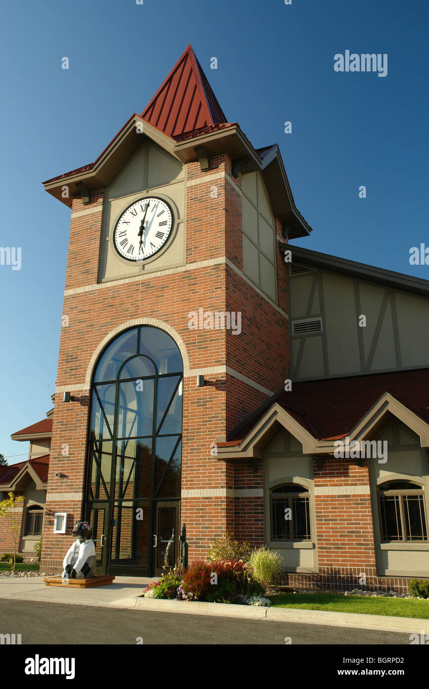 AJD62425, Gaylord, MI, Michigan, Alpine Village Stock Photo - Alamy