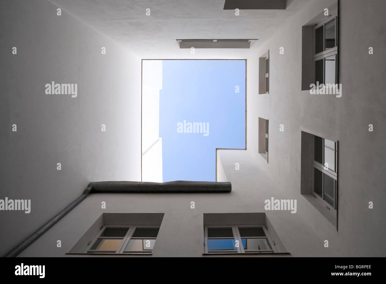ZAIDA BUILDING - PATIO HOUSE, GRANADA, SPAIN, ALVARO SIZA Stock Photo ...