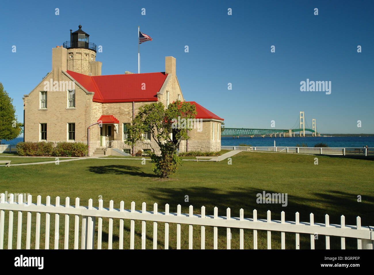 AJD62441, Mackinaw City, MI, Michigan, Lake Michigan/Huron, Old ...