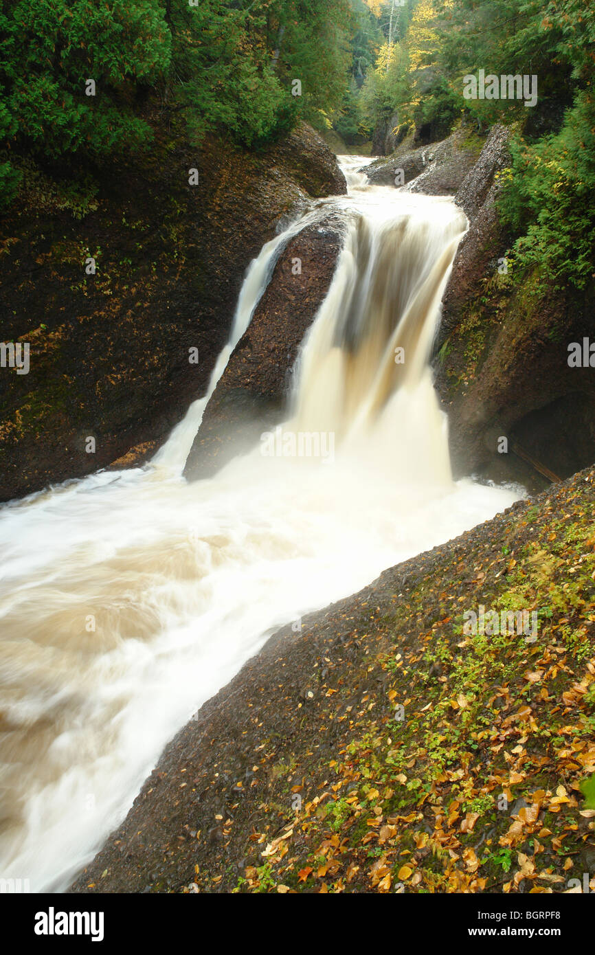 AJD62632, MI, Michigan, Upper Peninsula, Black River Scenic Byway Drive ...
