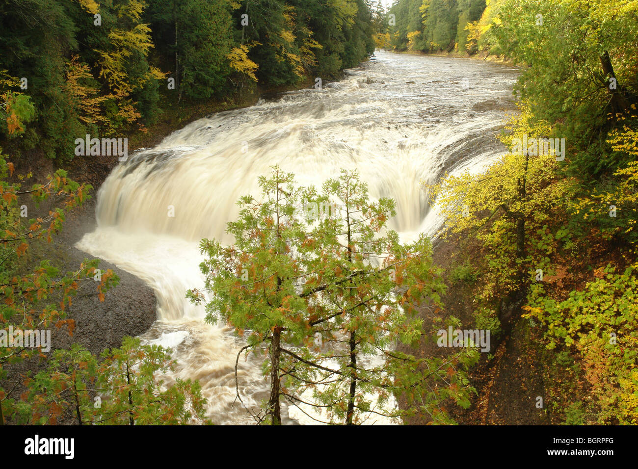 AJD62633, MI, Michigan, Upper Peninsula, Black River Scenic Byway Drive ...