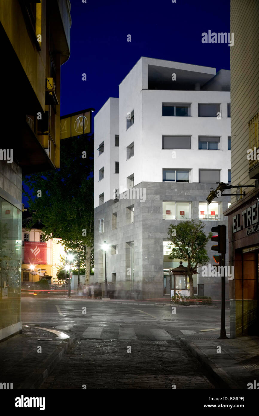 ZAIDA BUILDING - PATIO HOUSE, GRANADA, SPAIN, ALVARO SIZA Stock Photo ...