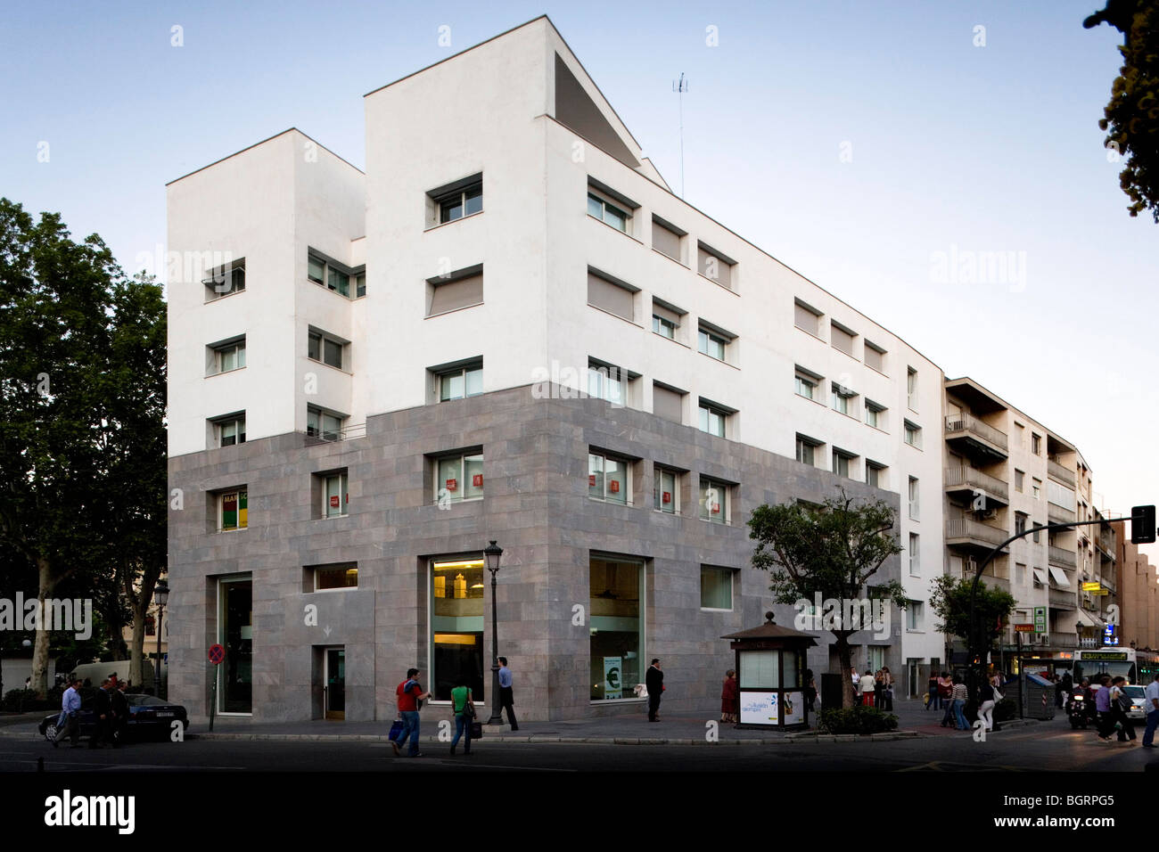 ZAIDA BUILDING - PATIO HOUSE, GRANADA, SPAIN, ALVARO SIZA Stock Photo ...