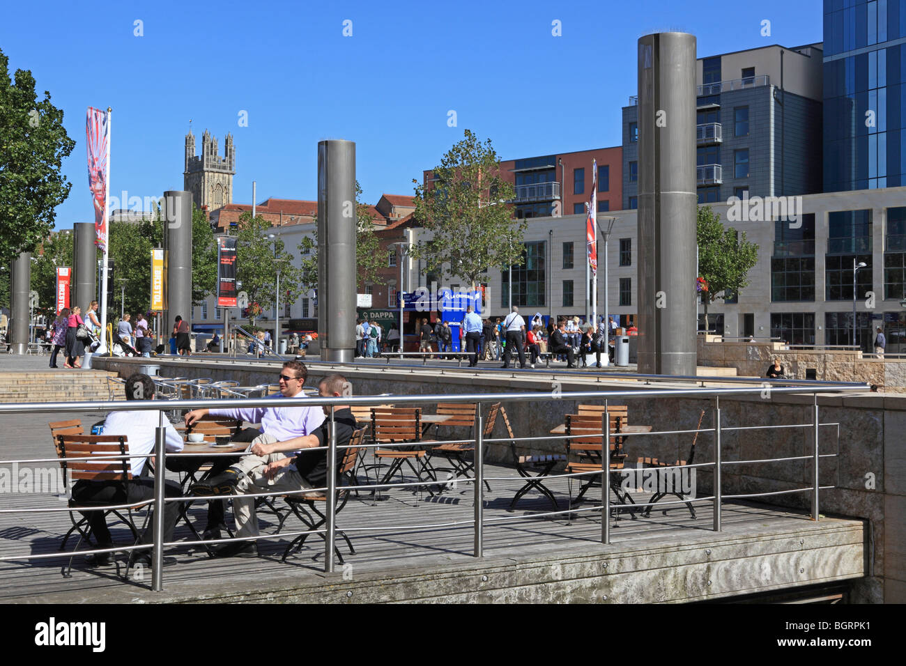Bristol, Centre Promenade Stock Photo - Alamy