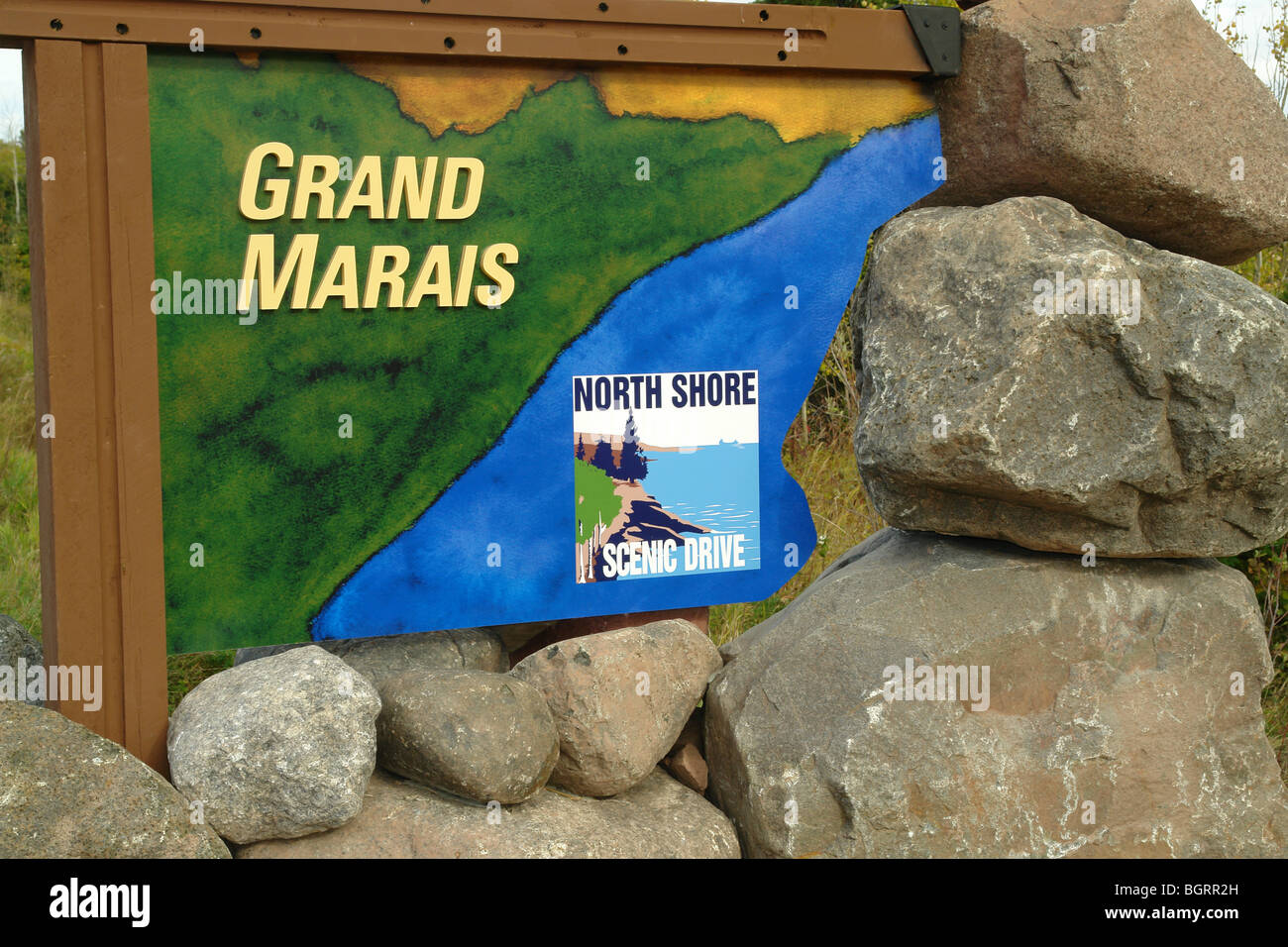 North lake shore drive sign hi-res stock photography and images - Alamy