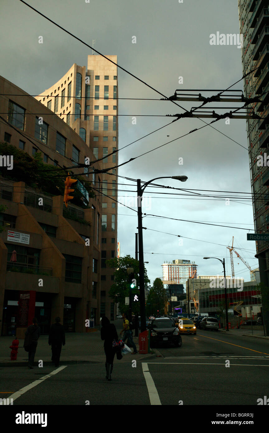 Vancouver robson st hi-res stock photography and images - Alamy