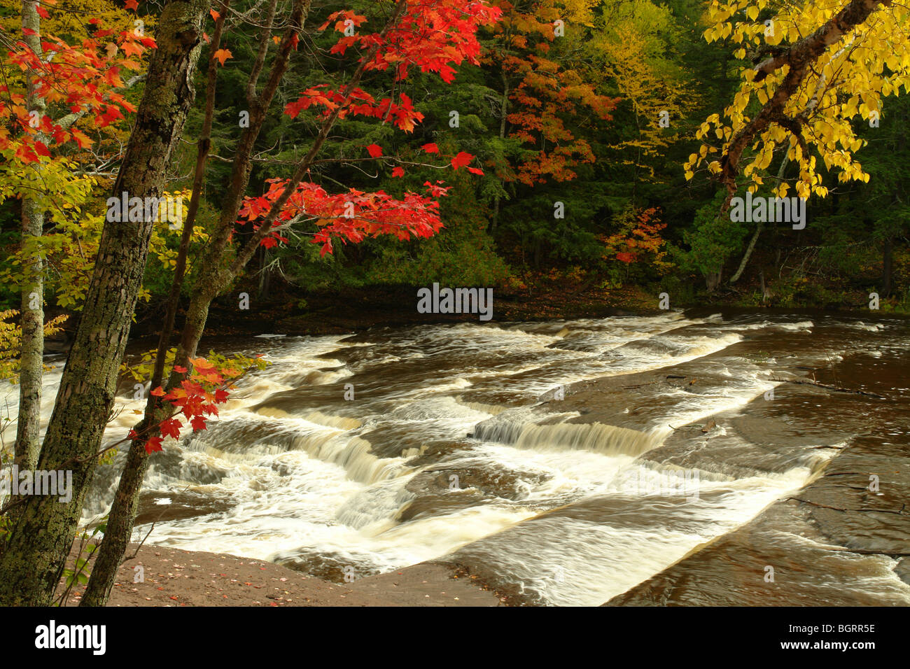 AJD62665, MI, Michigan, Upper Peninsula, Porcupine Mountains Wilderness ...
