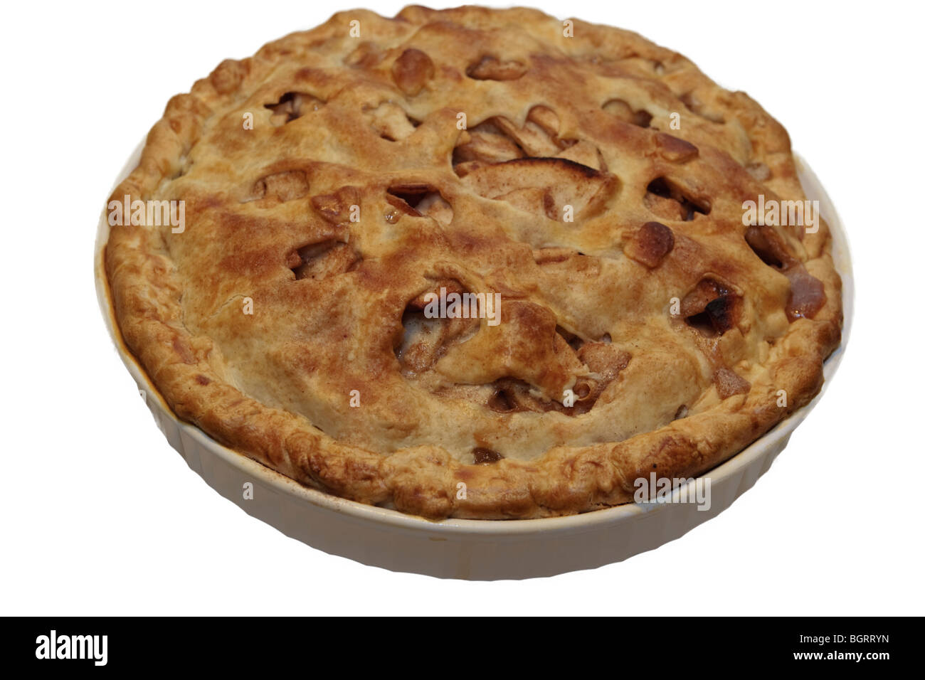 Homemade tasty pie apple Cut Out Stock Images & Pictures - Alamy