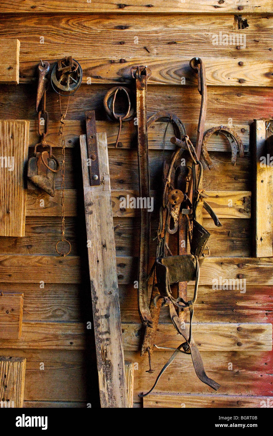 Ancient Tack Still Working Hard Stock Photo - Alamy