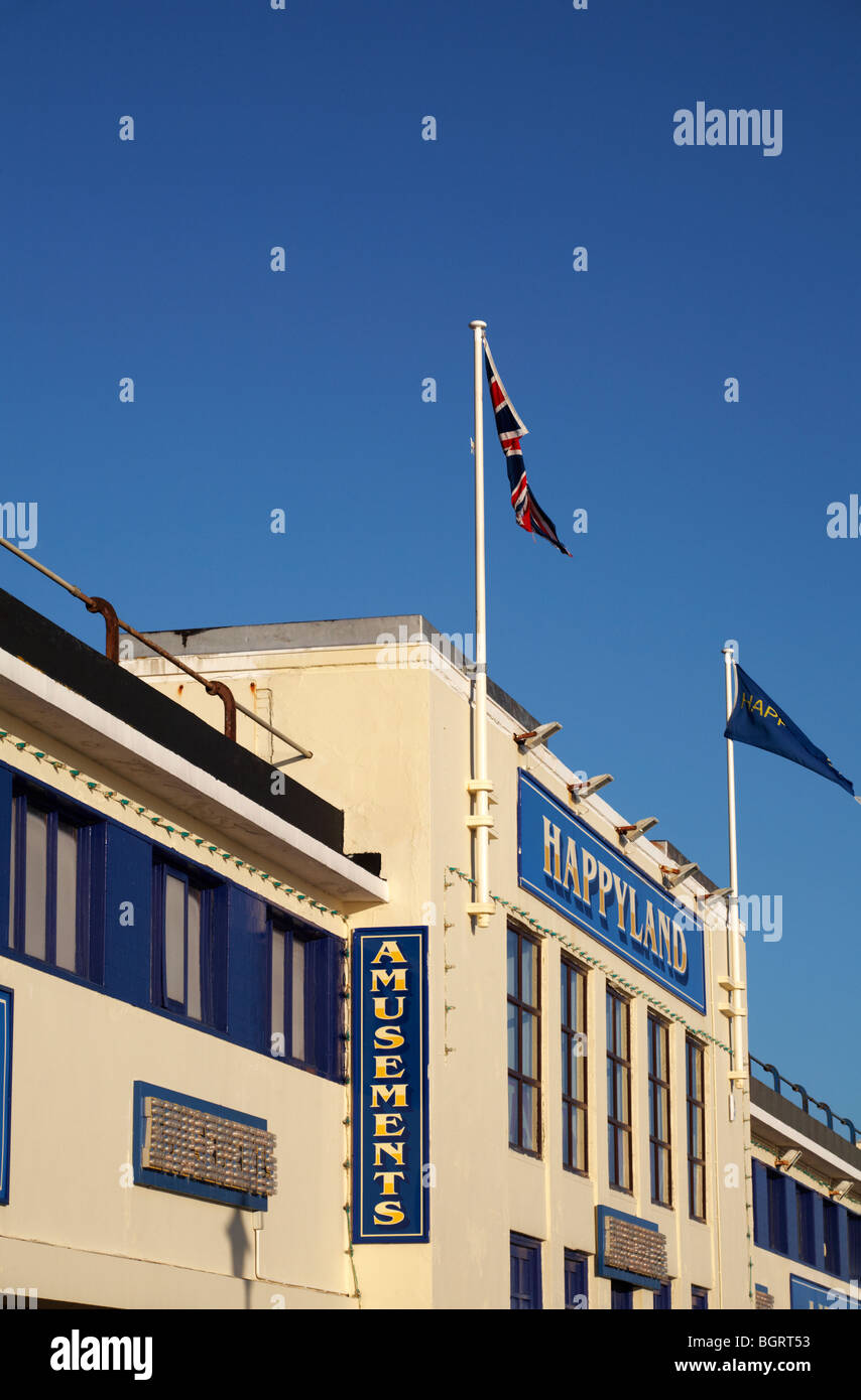 Happyland Amusements arcade at Bournemouth seafront Stock Photo - Alamy