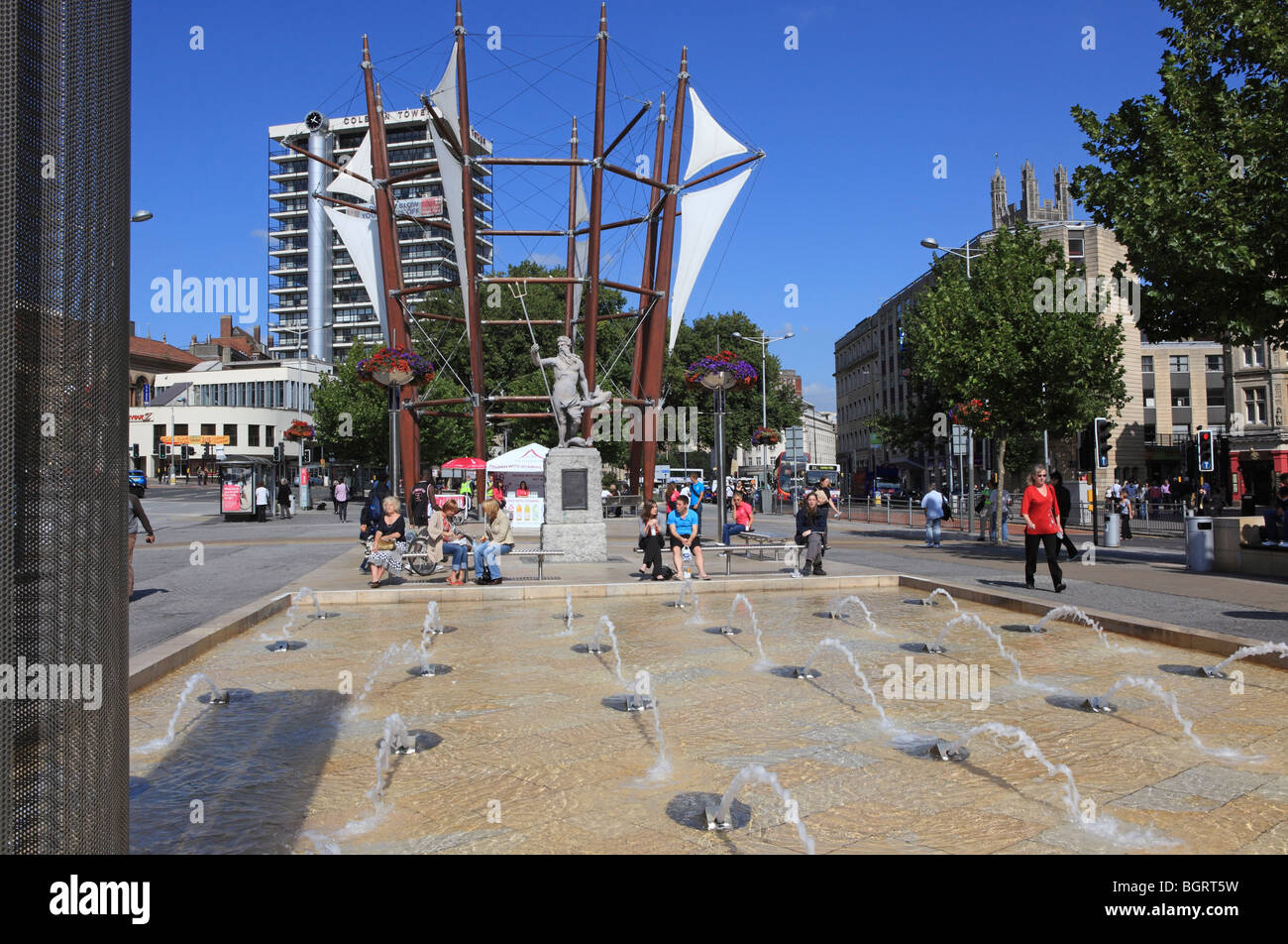 Bristol, Centre Promenade Stock Photo - Alamy