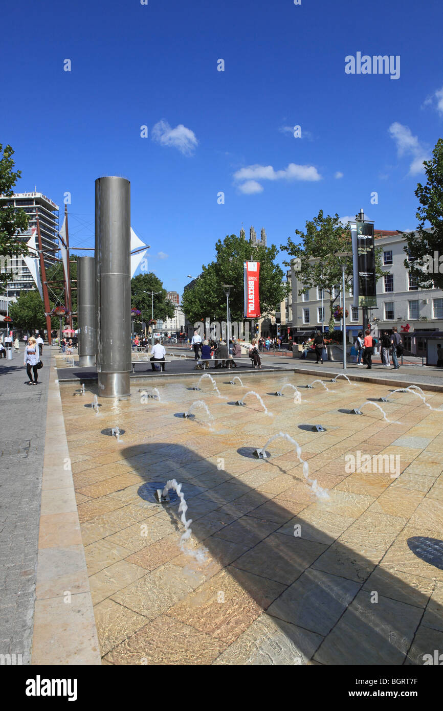 Bristol, Centre Promenade Stock Photo - Alamy