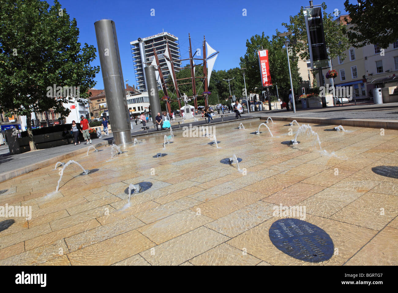 Bristol, Centre Promenade Stock Photo - Alamy