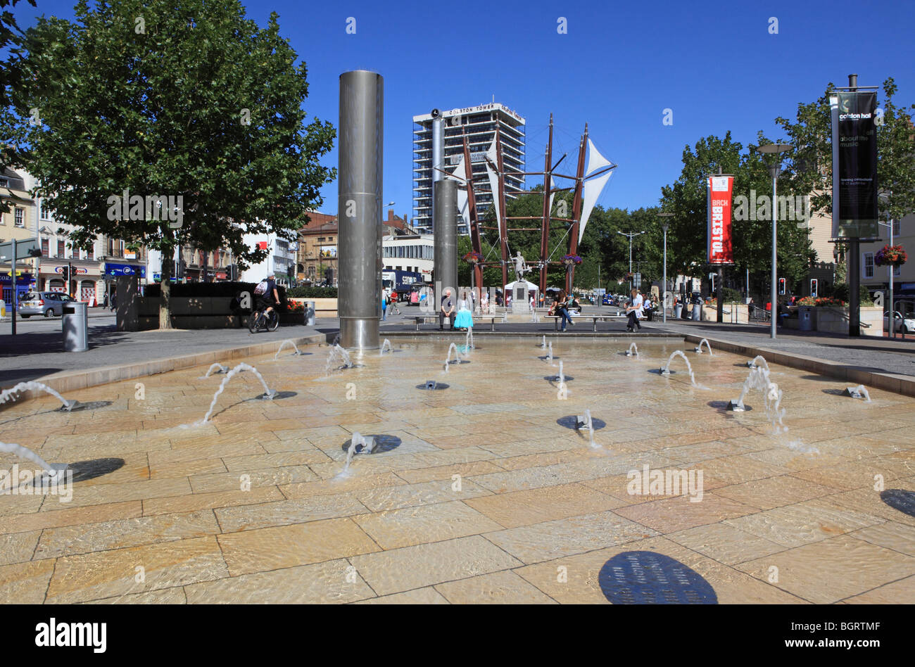 Bristol, Centre Promenade Stock Photo - Alamy