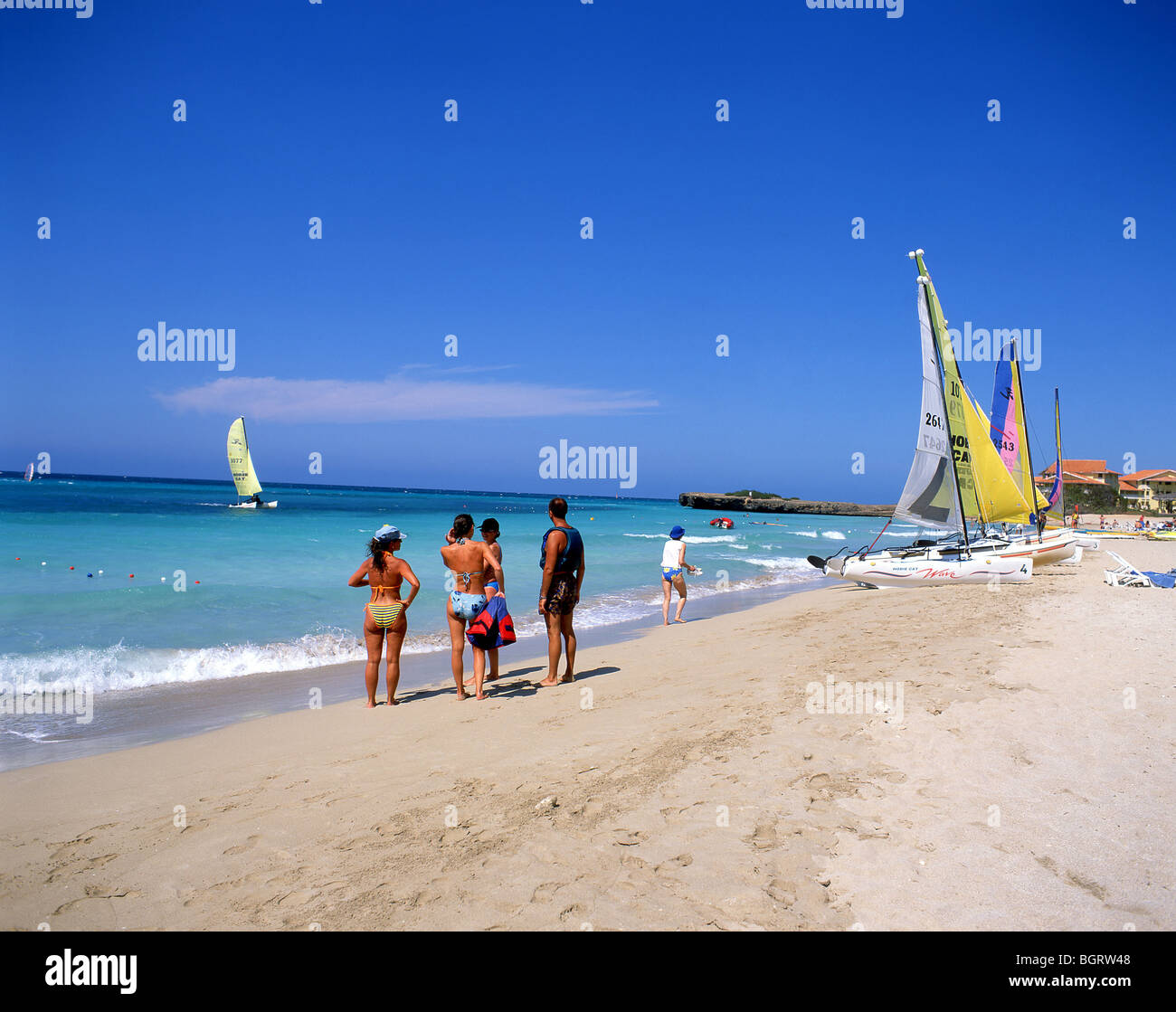 Tropical beach, Varadero, Matanzas, Republic of Cuba Stock Photo - Alamy