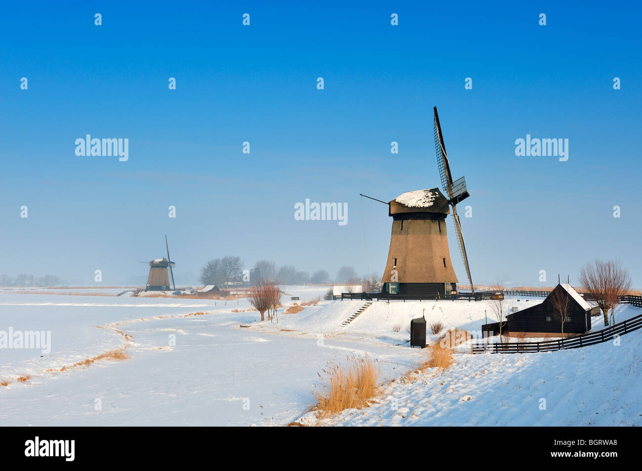 Dutch ice windmill building hi-res stock photography and images - Alamy