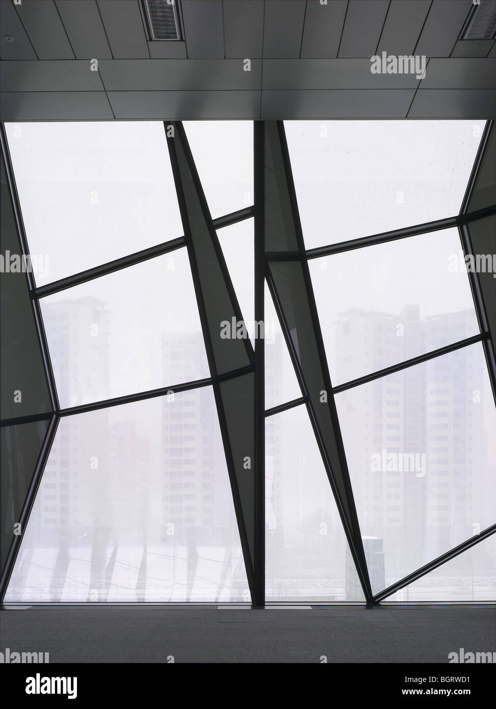 trutec office building, seoul, korea - facade interior Stock Photo - Alamy