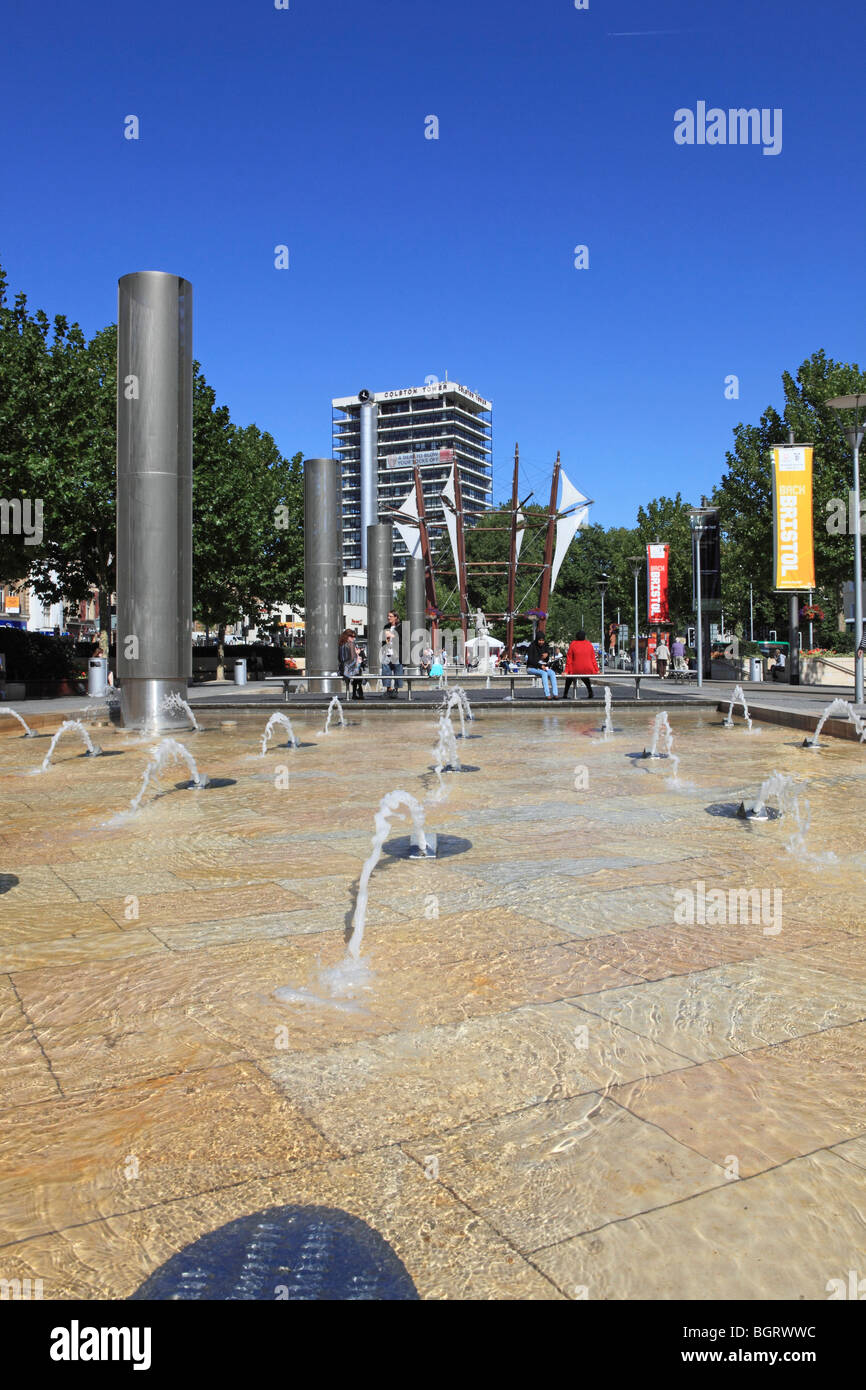 Bristol City Centre Fountains High Resolution Stock Photography and ...