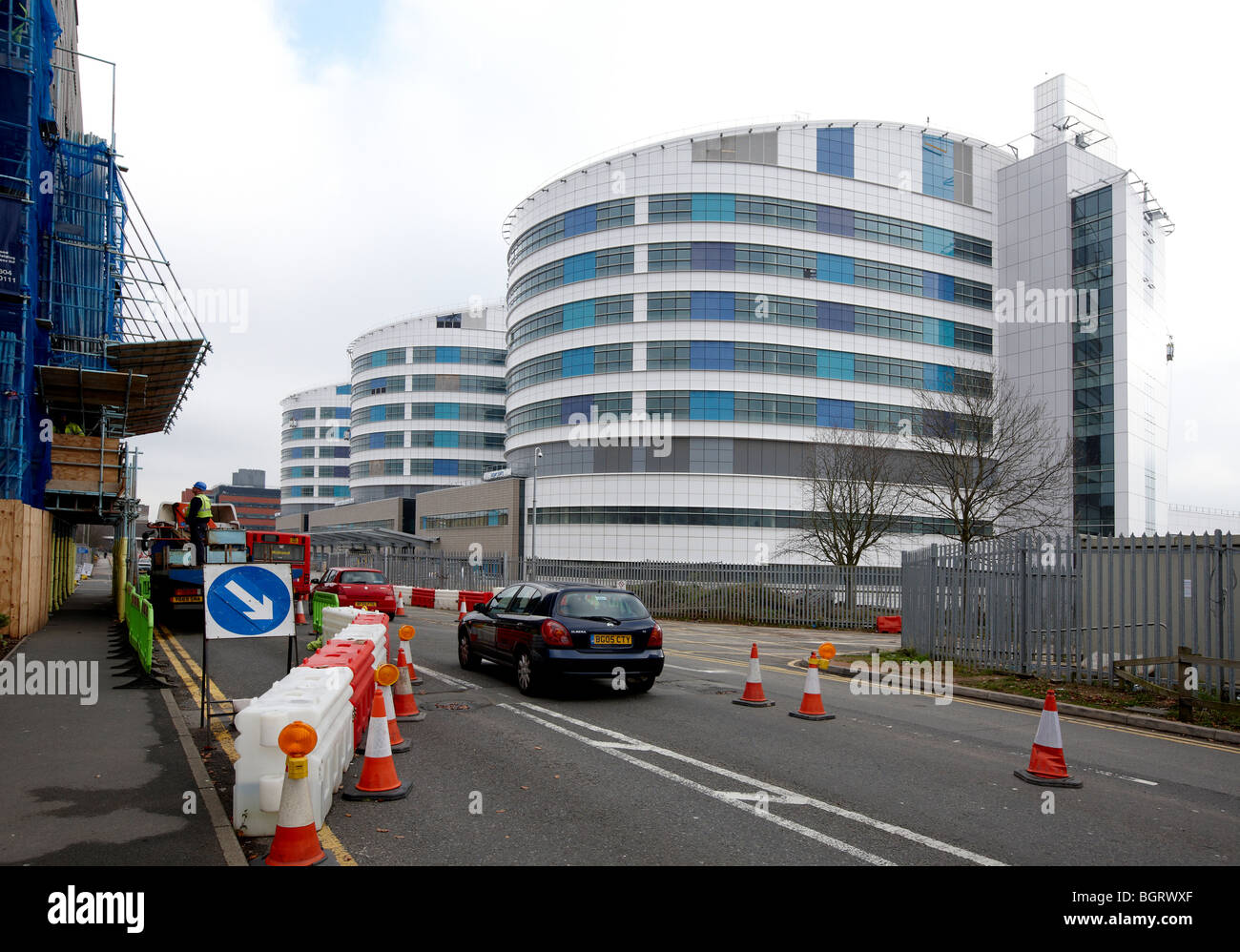 Building of the Queen Elizabeth Hospital Birmingham, Birmingham first ...