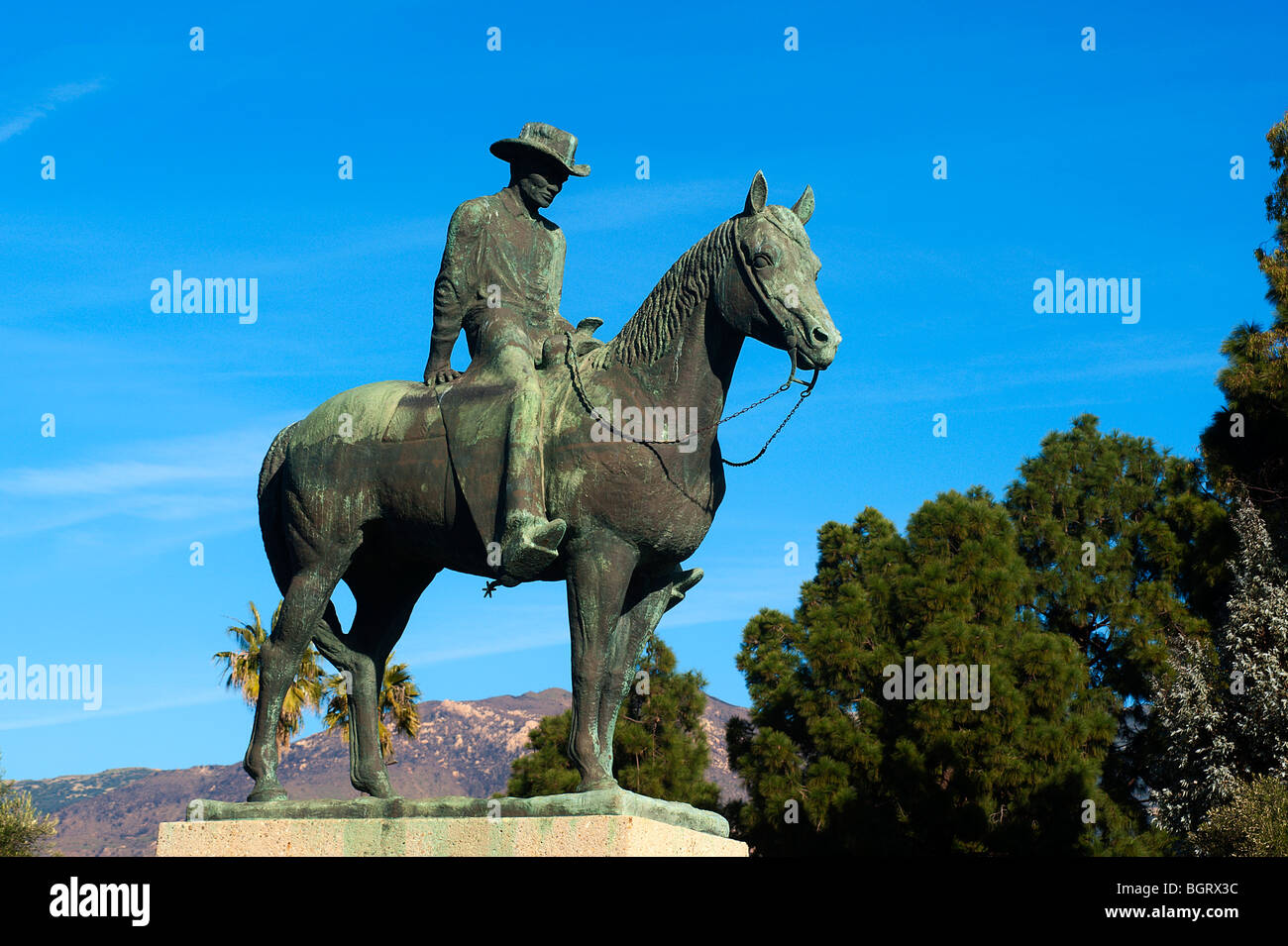 Former California governor, Earl Warren on a horse, Bronze statue, earl ...