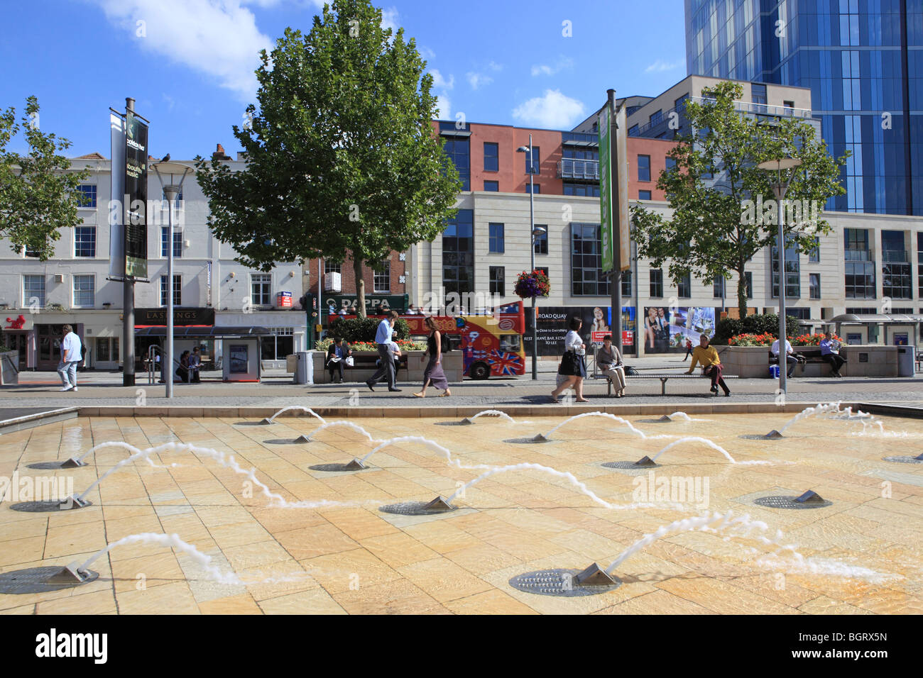 Bristol, Centre Promenade Stock Photo - Alamy