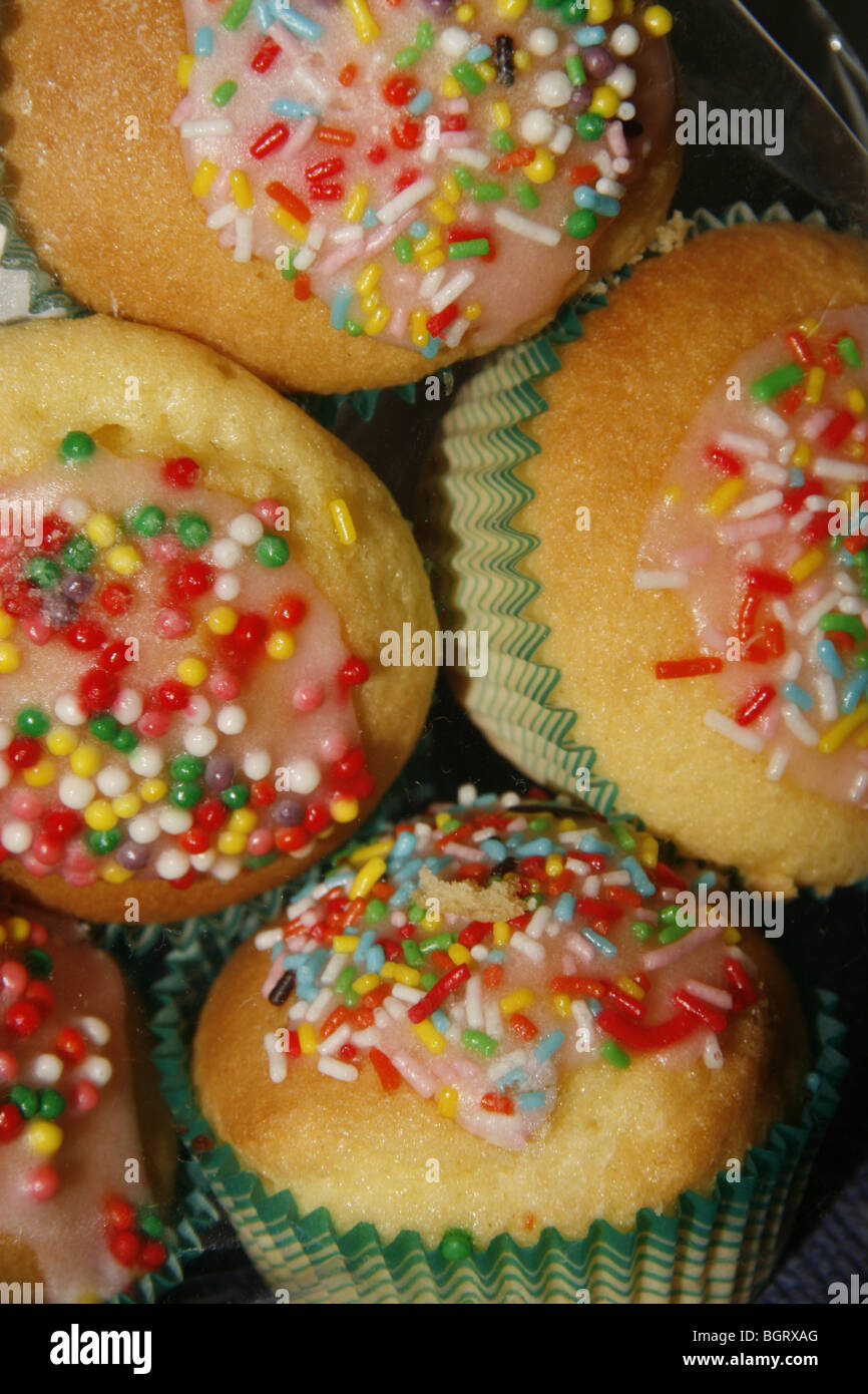 packet of colourful cup fairy cakes Stock Photo - Alamy