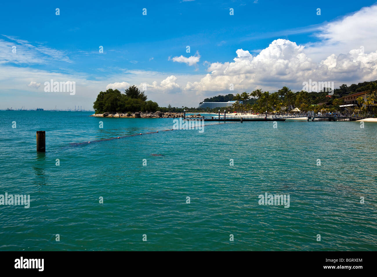 Singapore, Pulau Sentosa, resort, leisure and recreation centre Stock ...