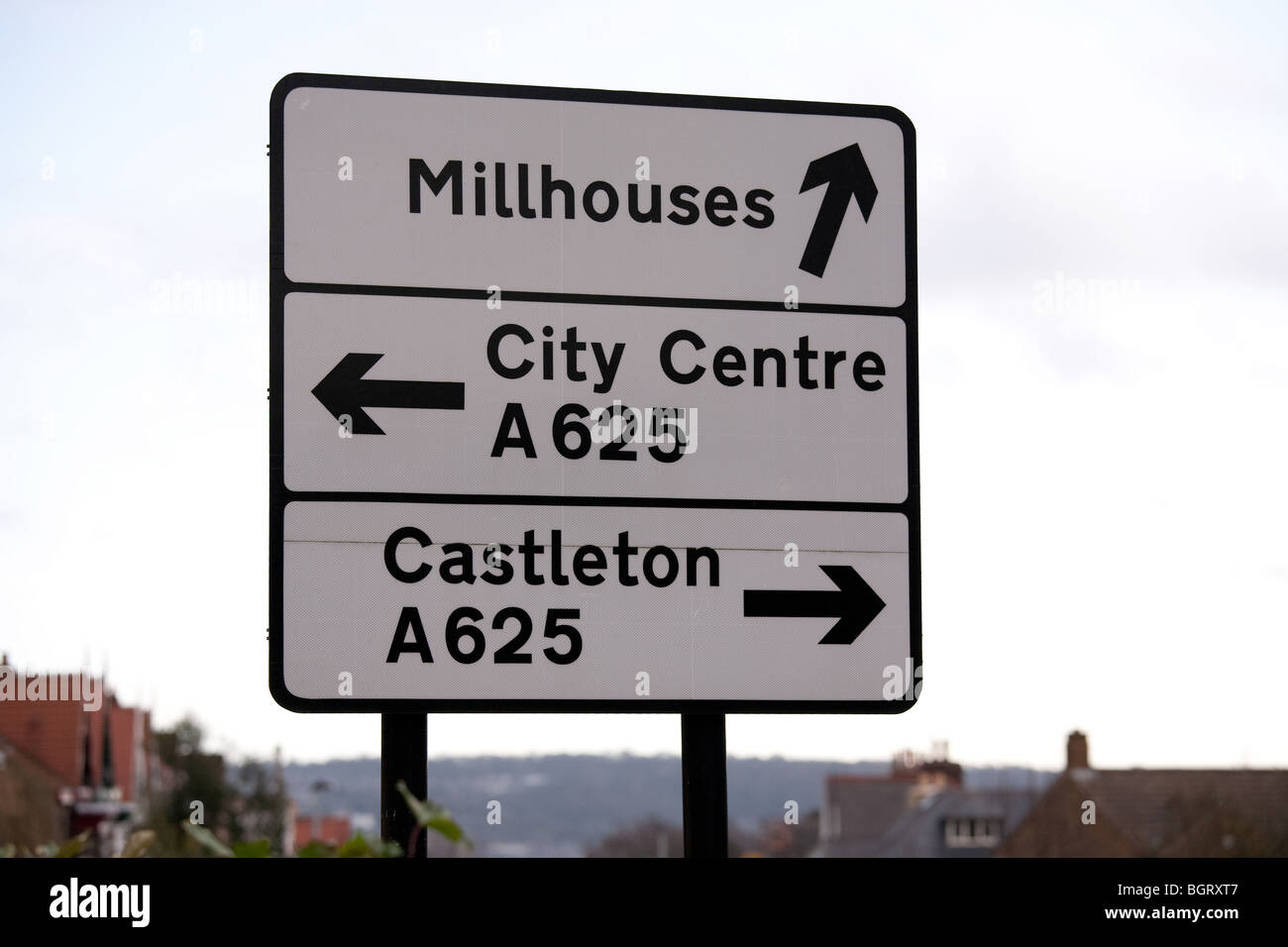 Road Direction Signs Uk High Resolution Stock Photography and Images ...